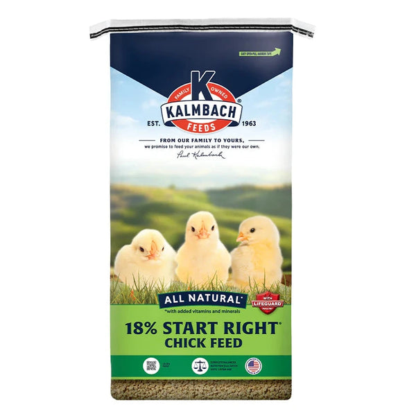18% Start Right® Chicken Crumble Feed 50lb - Orchard Country Store
